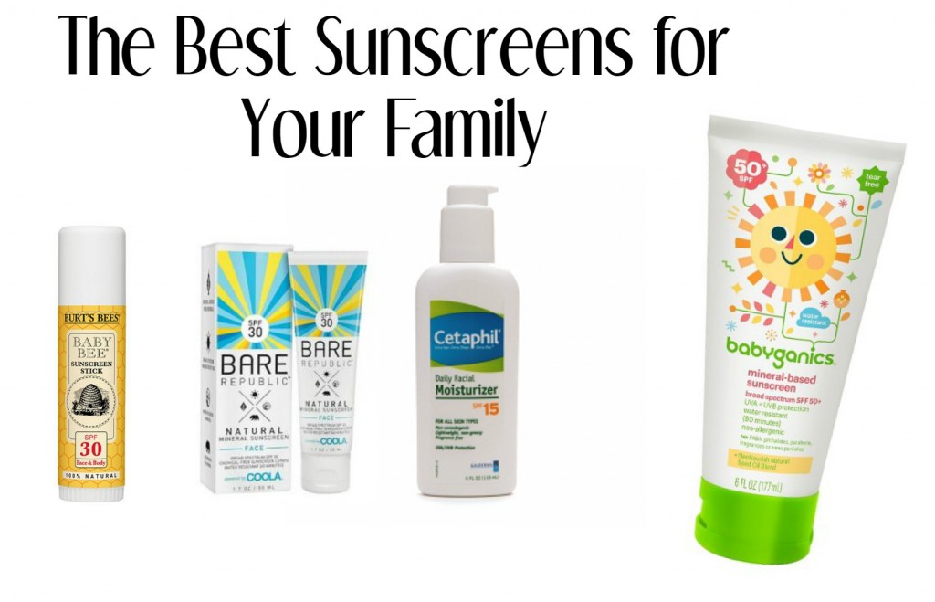 My Favorite Sunscreens for the Whole Family